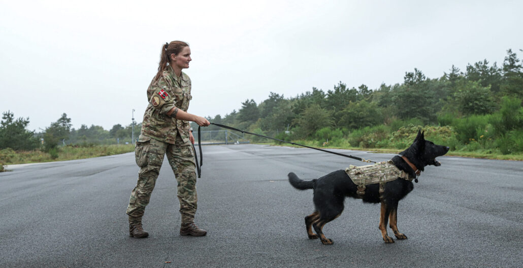 EN FIRBENET SOLDAT SOM BUDDY-MAKKER - SOLDATEN